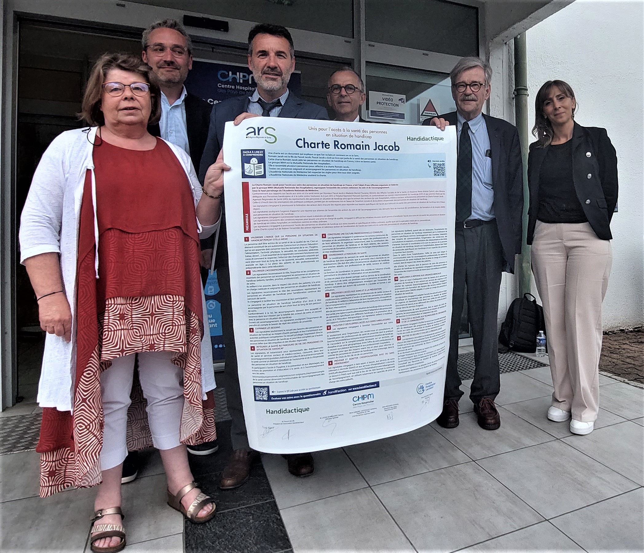 Jeudi 8 juin 2023 : signature de la charte Romain Jacob par le CHPM ...